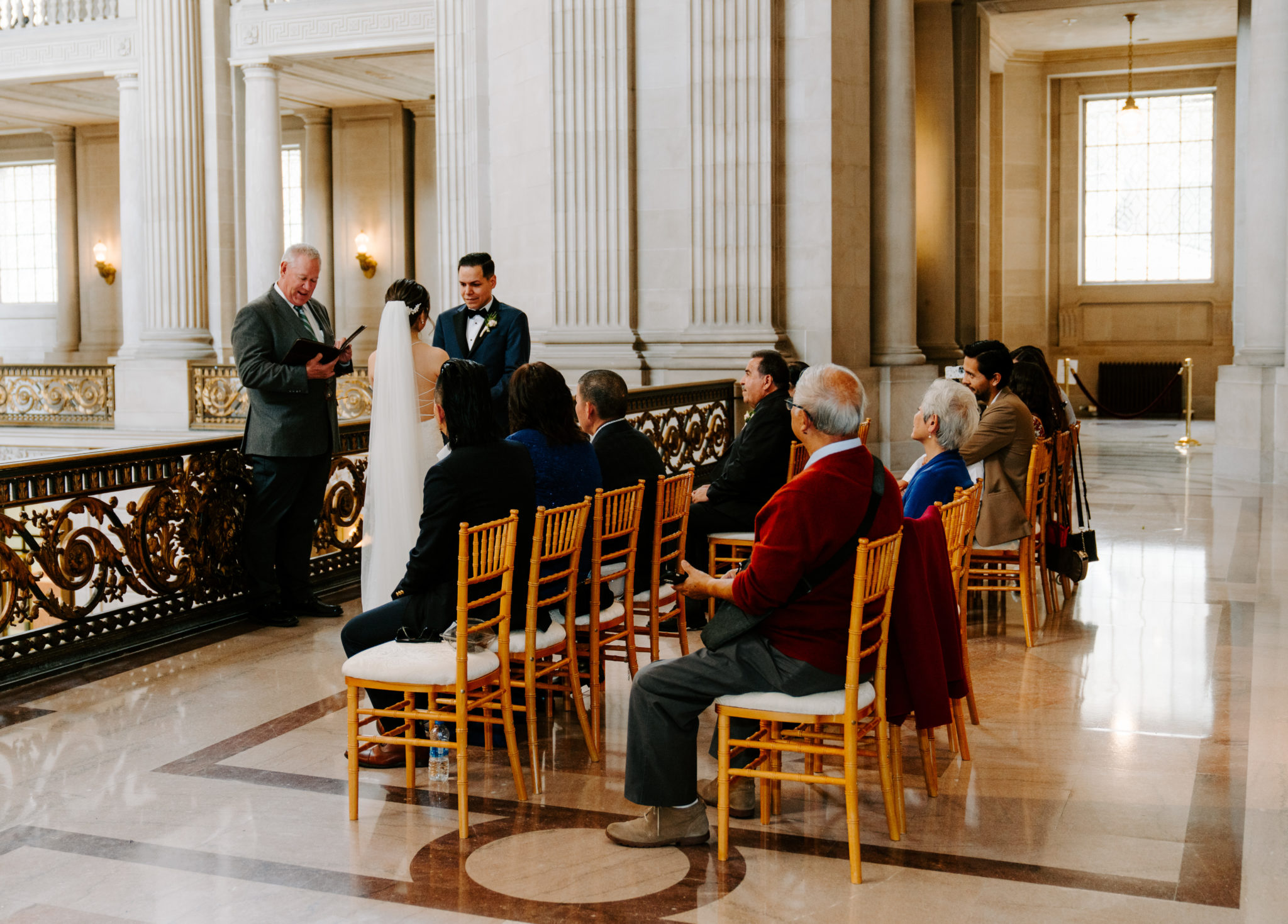 SF City Hall Mayor's Balcony Wedding || Samantha & Jorge