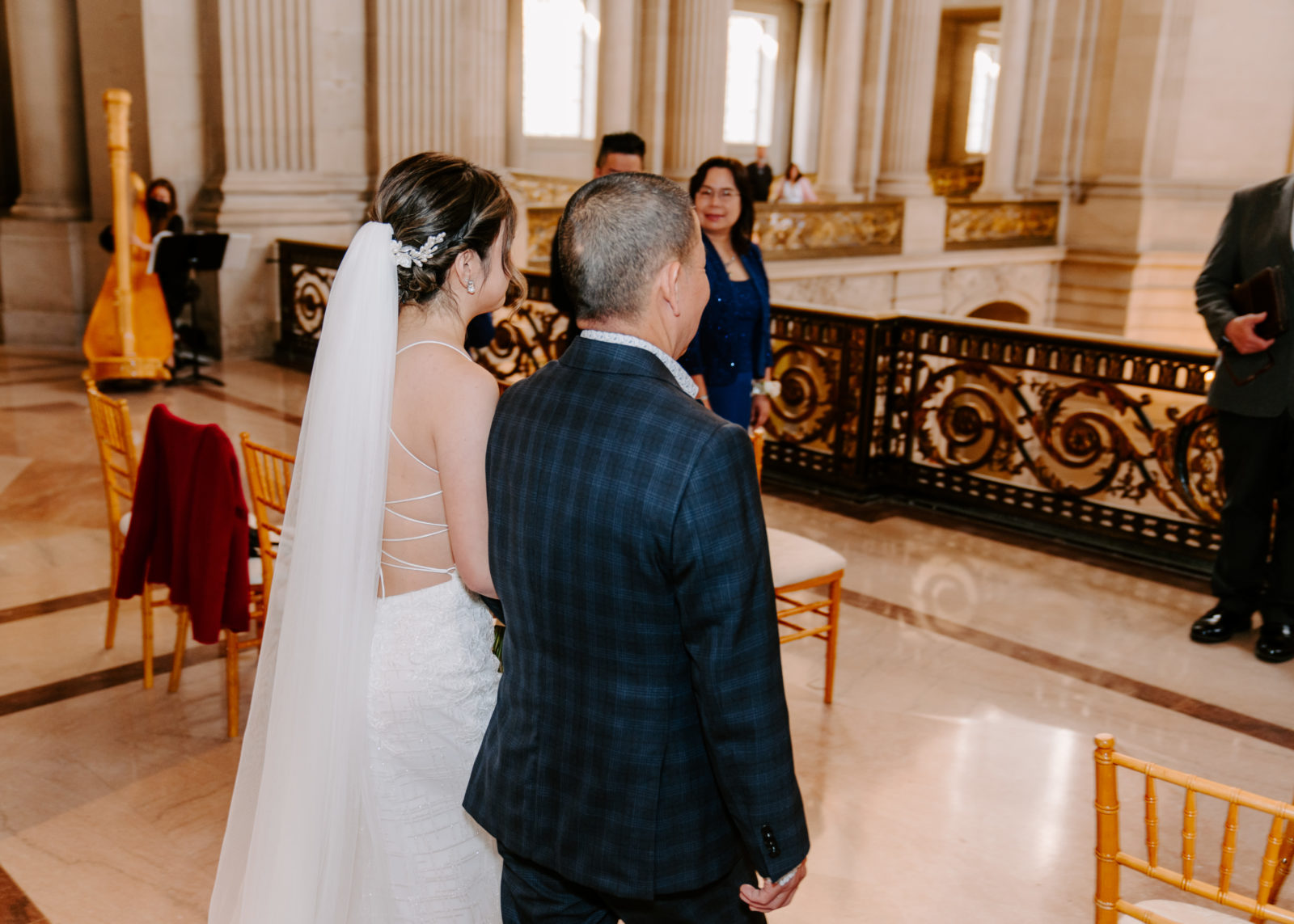 SF City Hall Mayor's Balcony Wedding || Samantha & Jorge