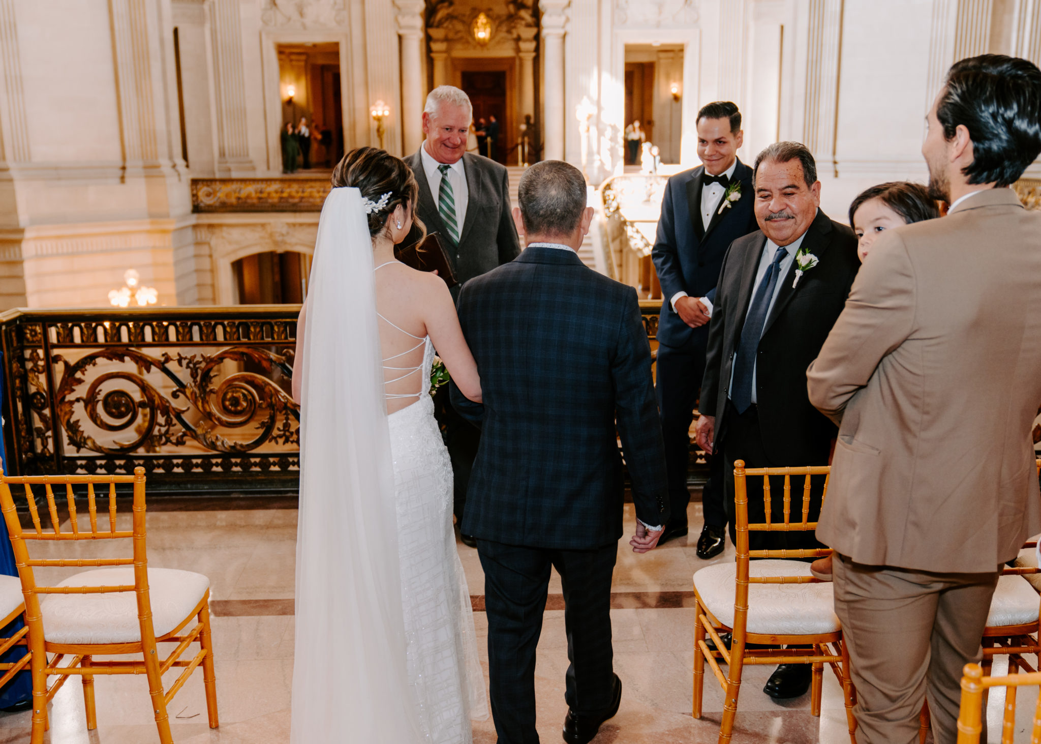 SF City Hall Mayor's Balcony Wedding || Samantha & Jorge