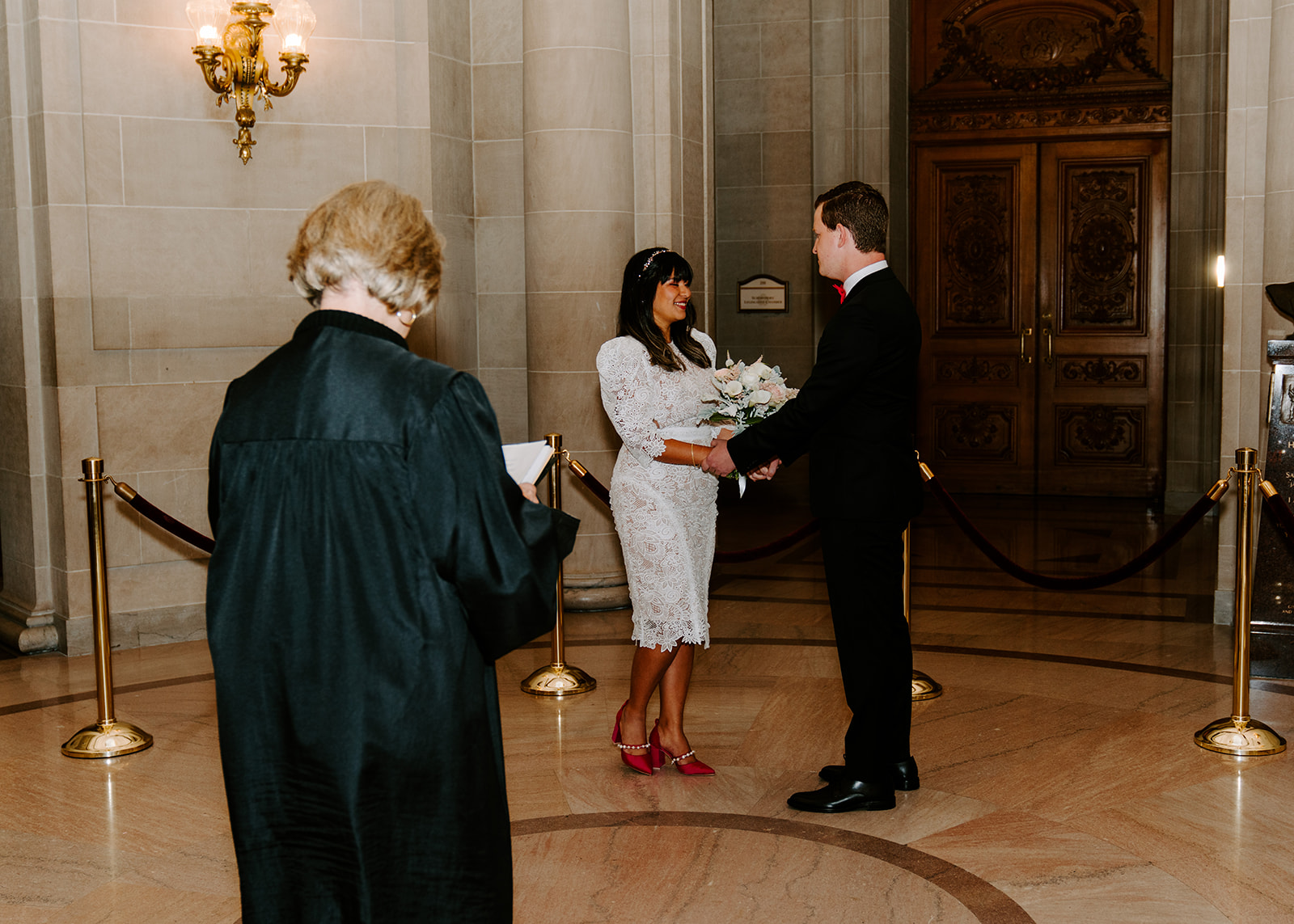 SF City Hall and Alamo Square Wedding | Mayra & Felix