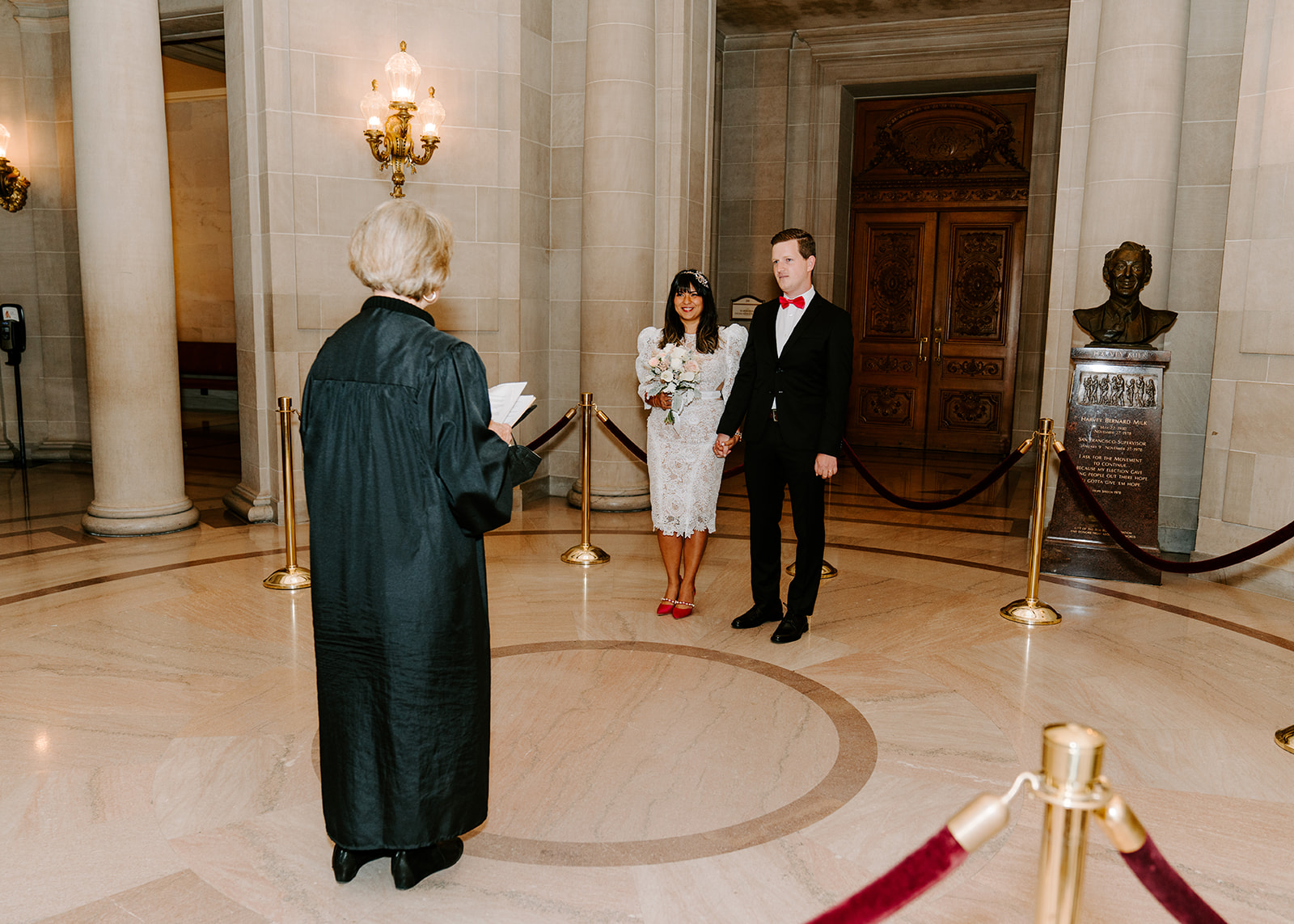 SF City Hall and Alamo Square Wedding | Mayra & Felix