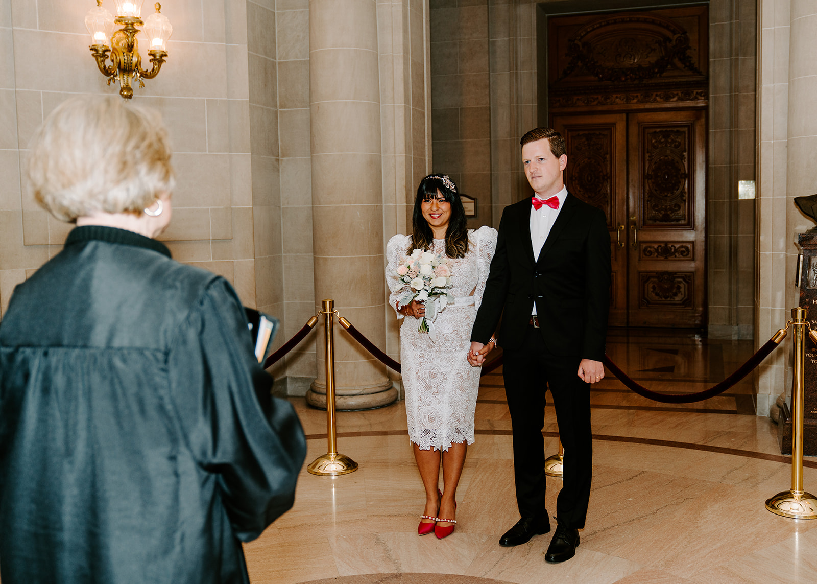 SF City Hall and Alamo Square Wedding | Mayra & Felix