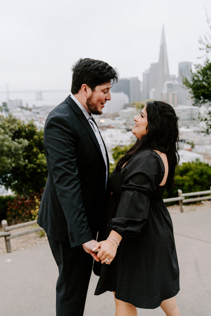 Romantic Golden Gate Park Engagement Photos | Wynter + Matt