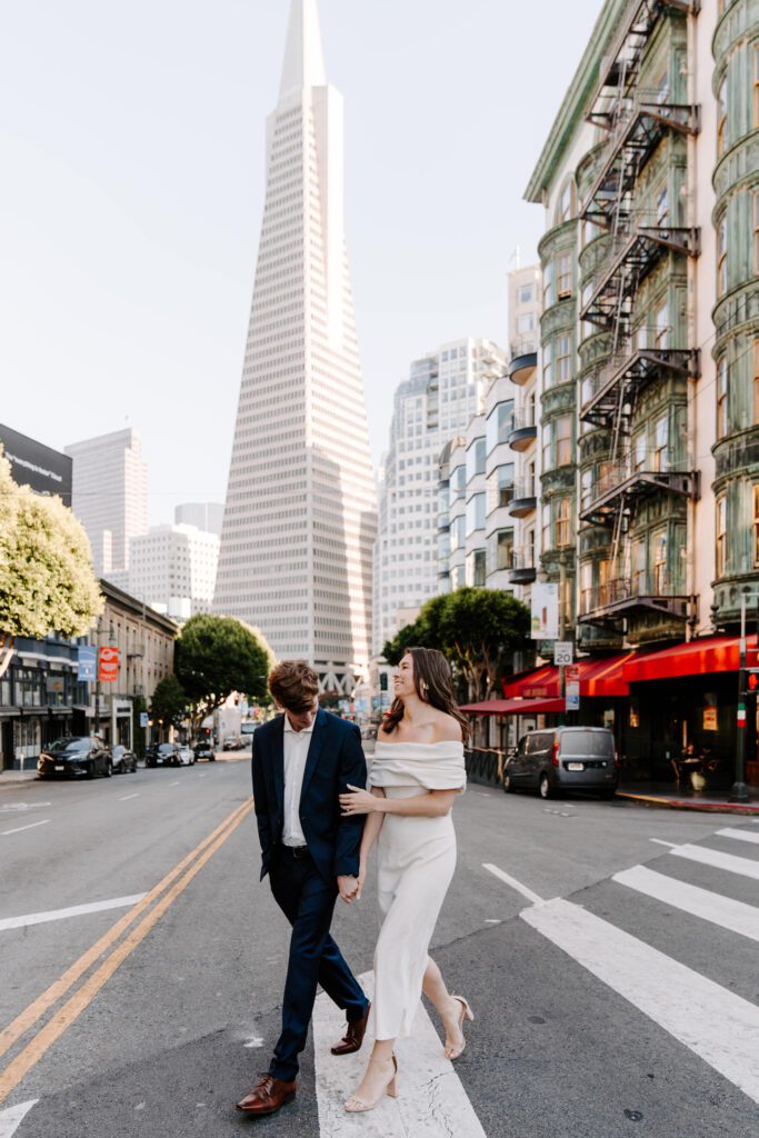 Downtown SF Engagement Photos | Cait + Allan